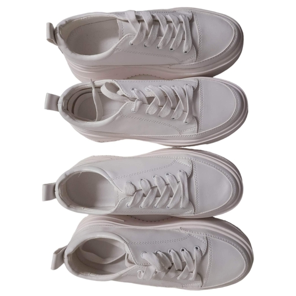 Princess Polly | Shoes | Princess Polly Dylan White Chunky Sneaker Size ...